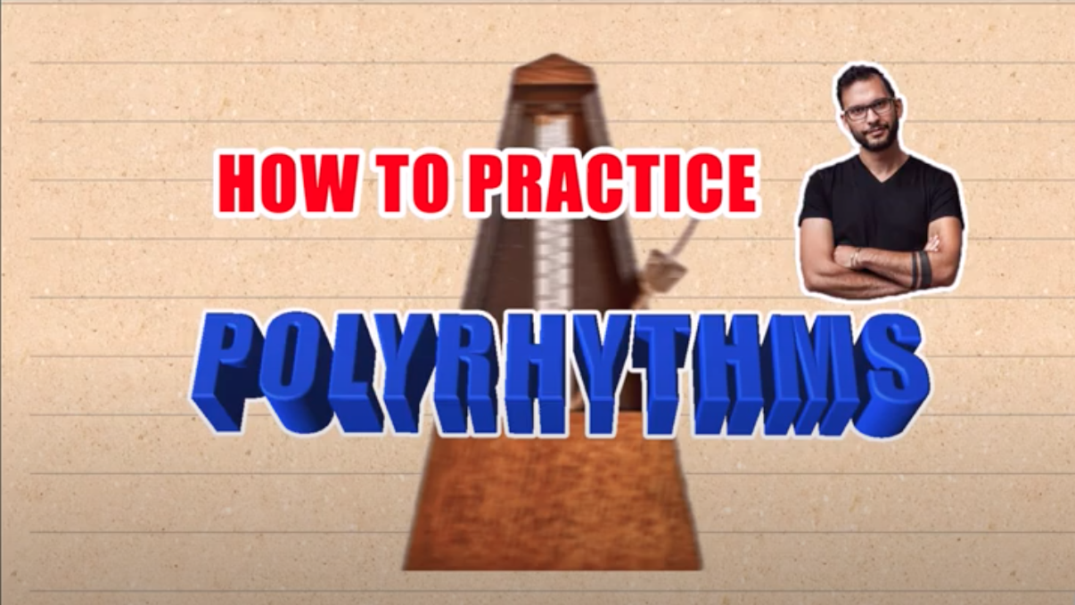 How to practice POLYRHYTHMS - Moreno Maugliani